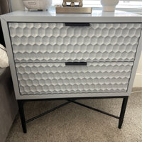 All modern capra 2 drawer nightstand store